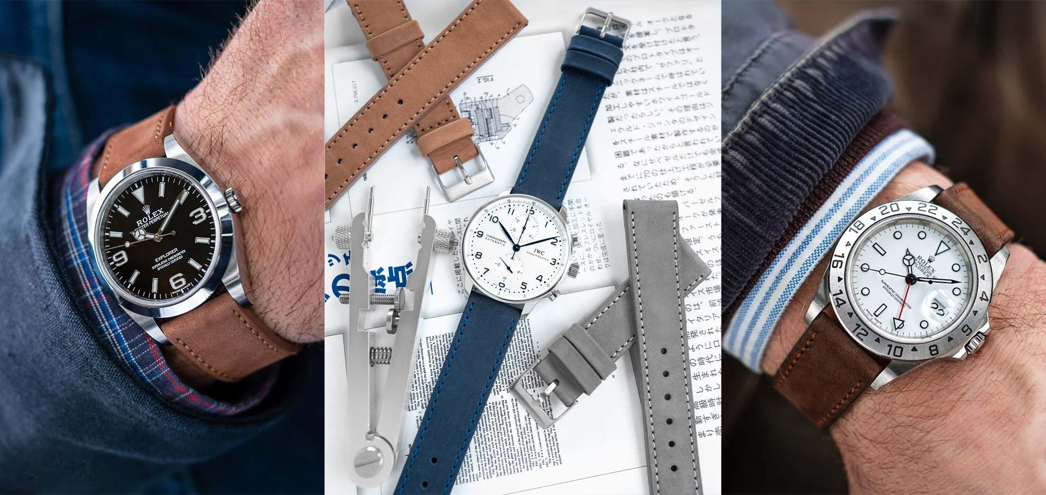Dive into Style: Exploring Diverse Leather Watch Straps – NYC Watches ...