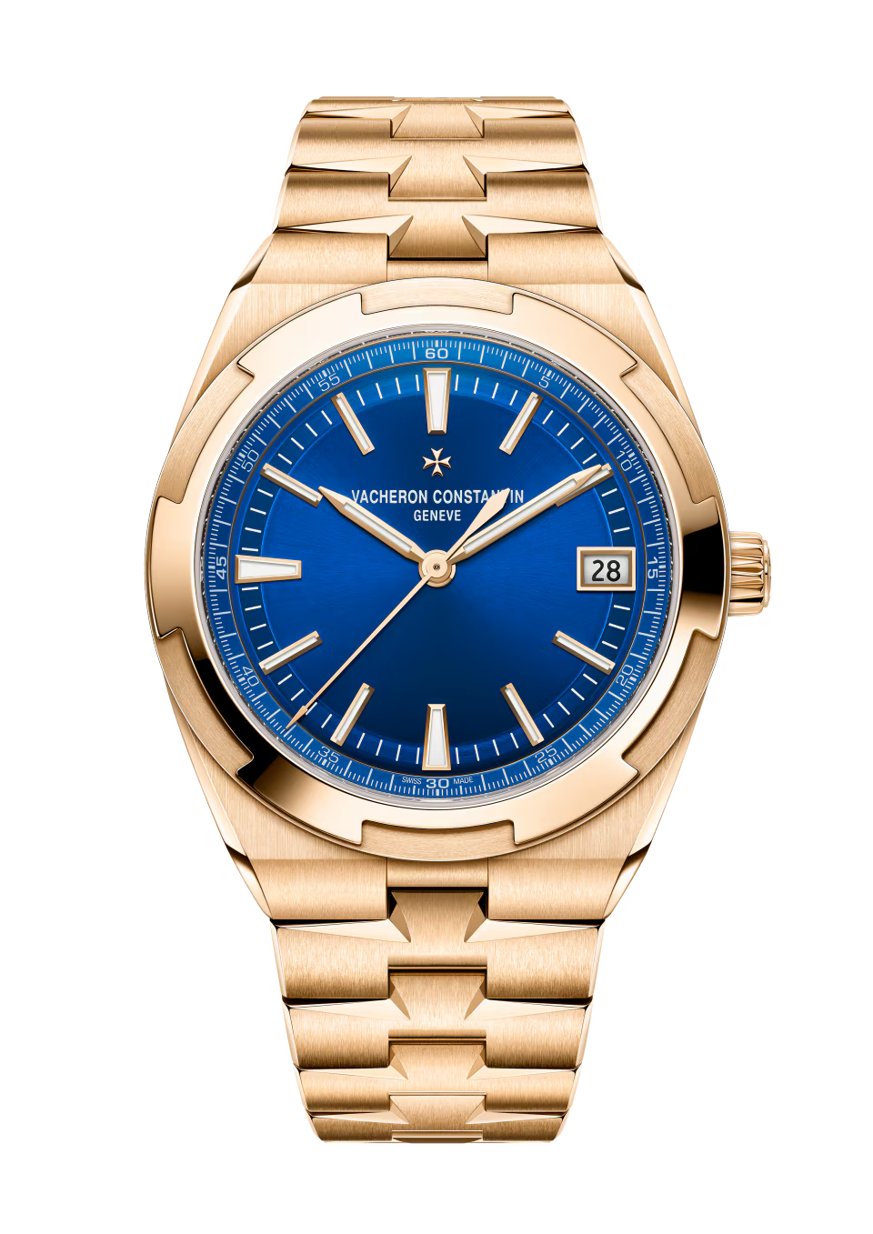 Vacheron Constantin - Overseas - 41 MM - Rose Gold - Blue Dial - 4520V ...